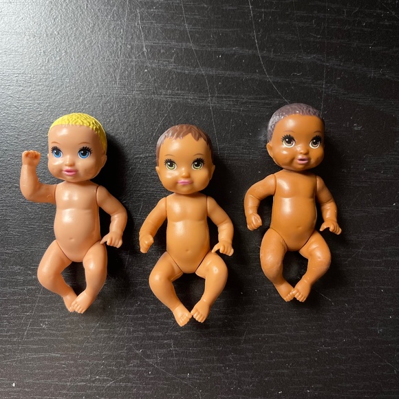 Barbie | Toys | Barbie Baby African American Blond Hair With Blue Eyes ...